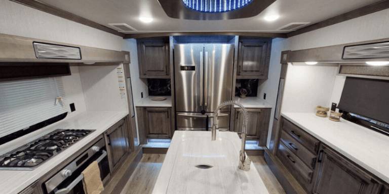 Top Front Kitchen Fifth Wheel Floor Plans for RV Living