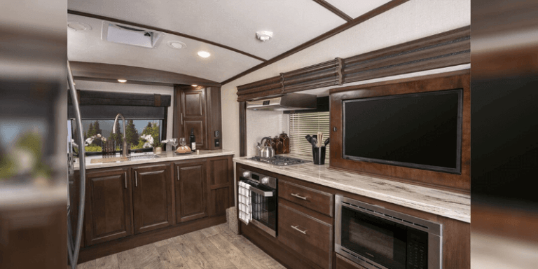 Top Front Kitchen Fifth Wheel Floor Plans for RV Living