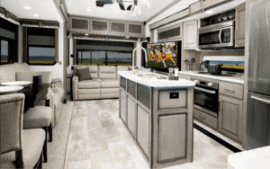Top Front Kitchen Fifth Wheel Floor Plans for RV Living
